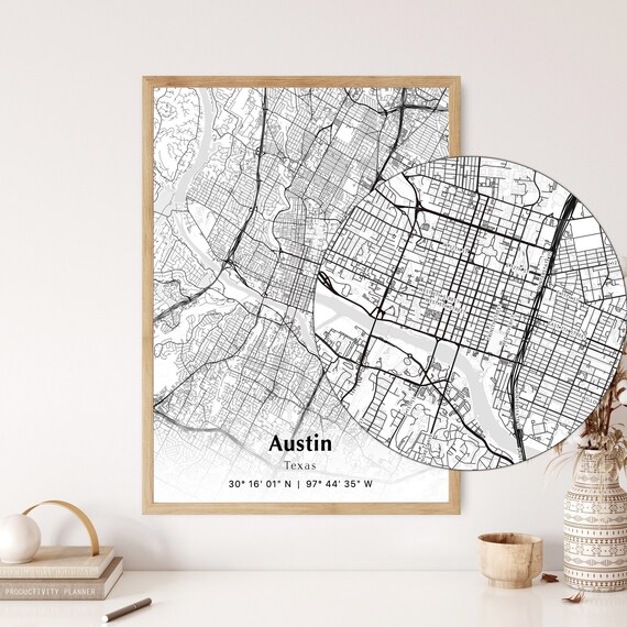 Printable Map Of Austin Texas And Surrounding Cities Map Of Texas