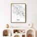 Chico City Map Print, Chico California Map Poster, USA City Street Map ...