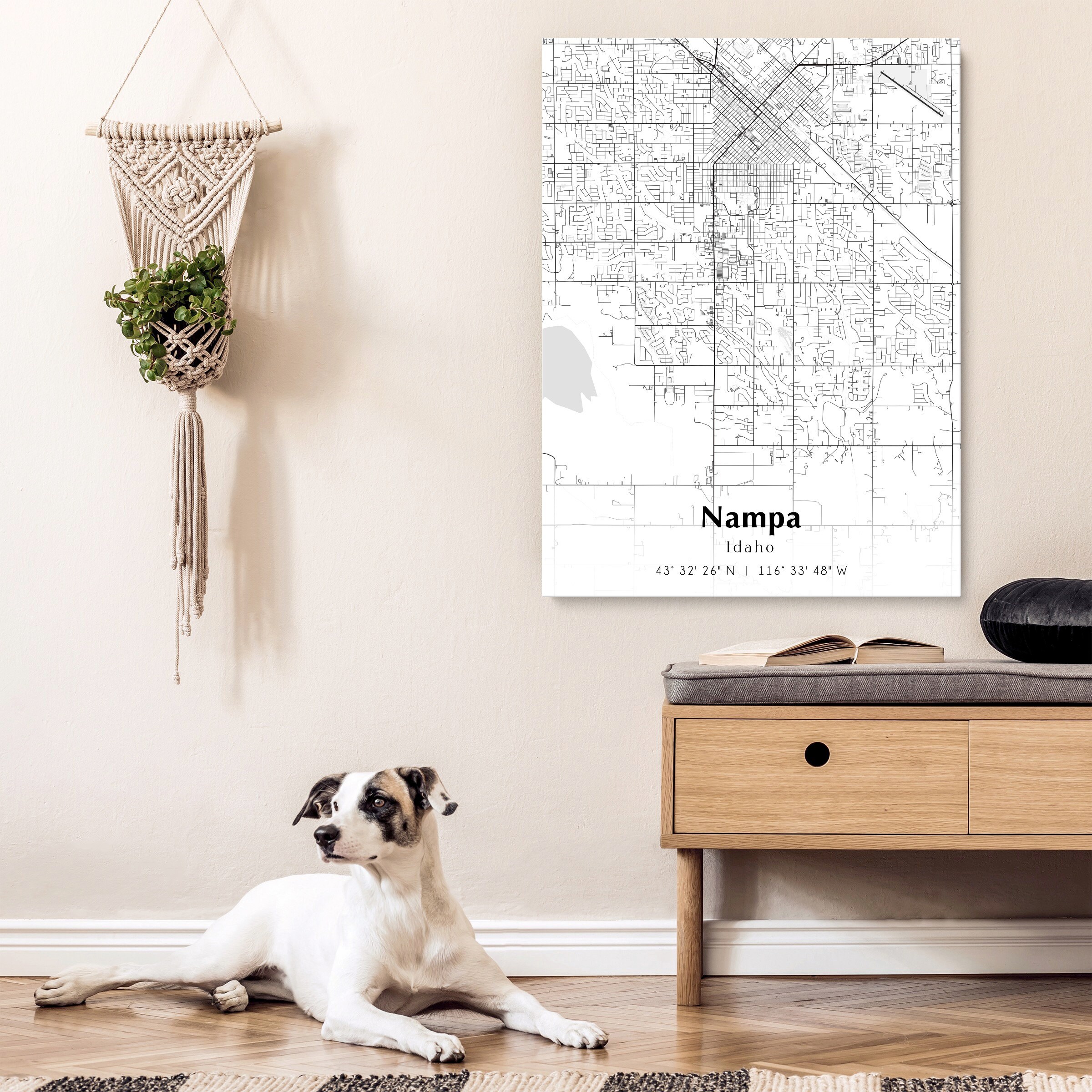 Map of Nampa Idaho Digital File Nampa City Printable Map - Etsy