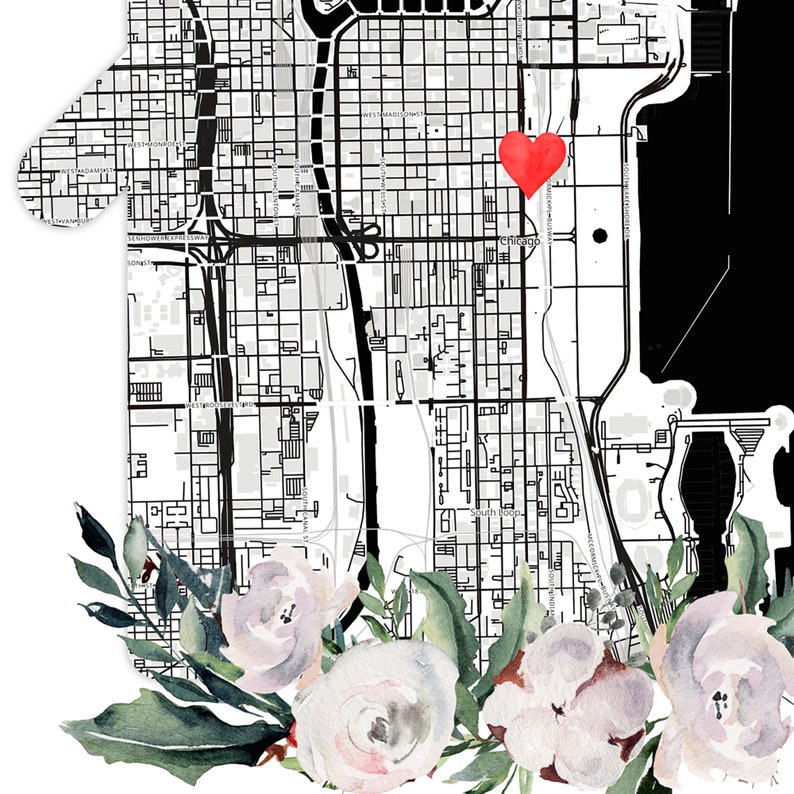 Framed Custom Home Map Home Address Map Home Location Map - Etsy