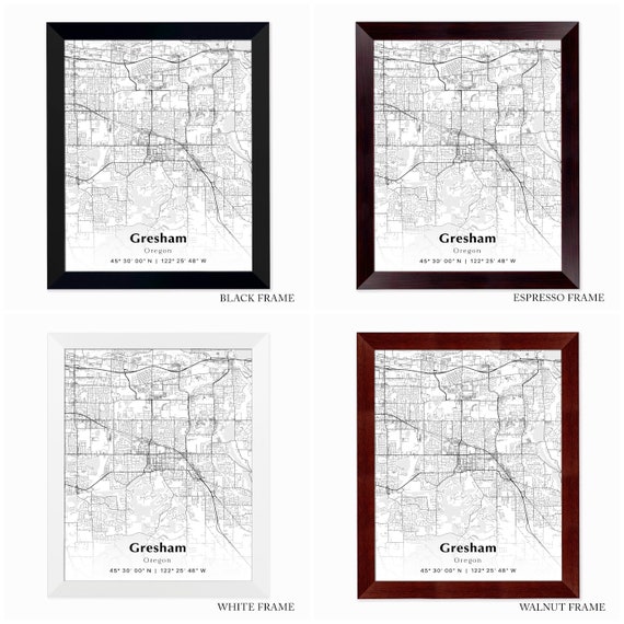 Gresham Oregon Street Map