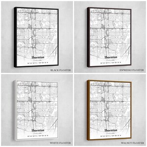 Thornton City Map Print, Thornton Colorado Map Poster, USA City Street ...