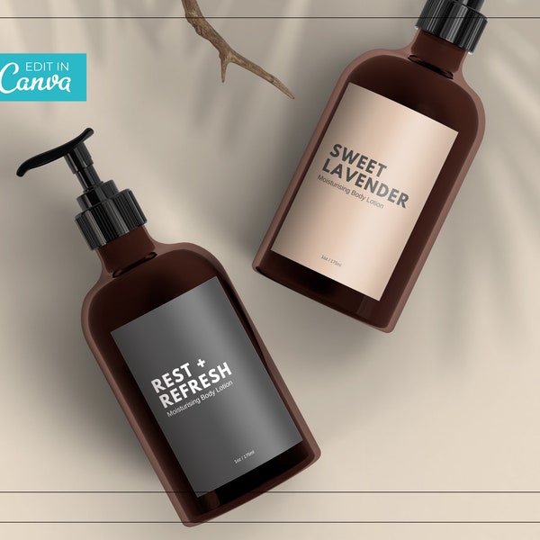 Lotion Labels - Etsy