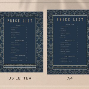 Arabesque Price List Template / Arab Gold Price List Template ...