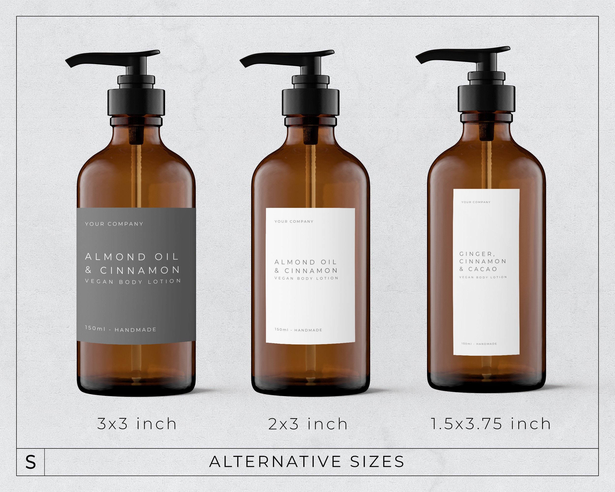 Hand Soap Label Template / Hand Sanitiser Label Template / | Etsy