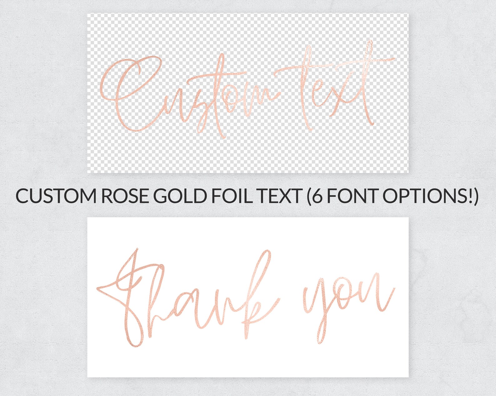 Custom Rose Gold Lettering / Custom Rose Gold Letters / Bespoke Gold ...
