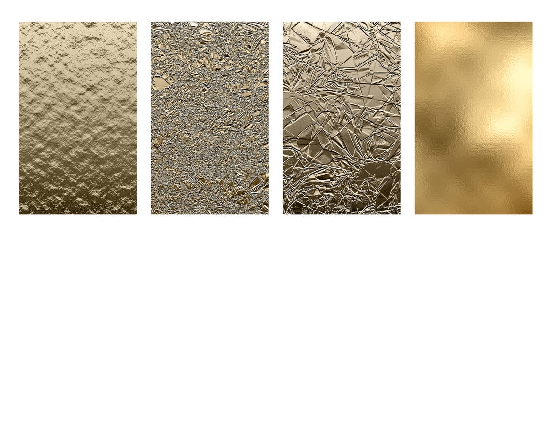 20 Gold Metallic Digital Paper Textures // Gold Foil Texture // Crinkle ...