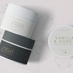 Gold Product Label Template / Editable Wrap Around Label Template ...