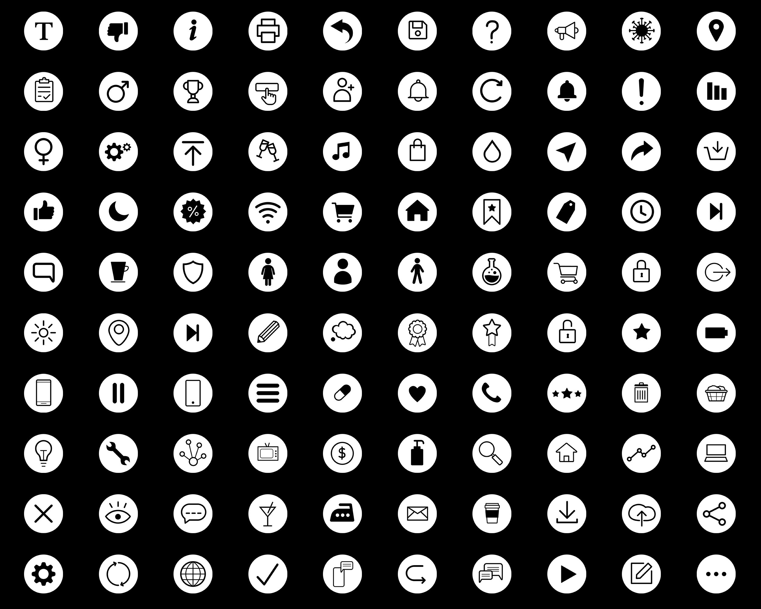 800 General Icons // Transparent PNG // Website Icons // Blog | Etsy