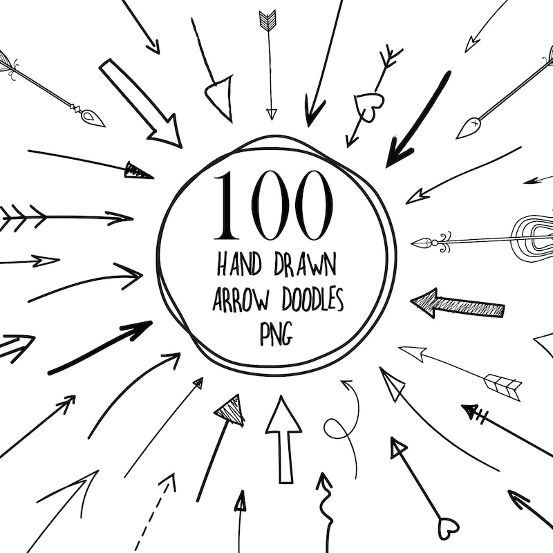 Hand Drawn Arrows - Etsy