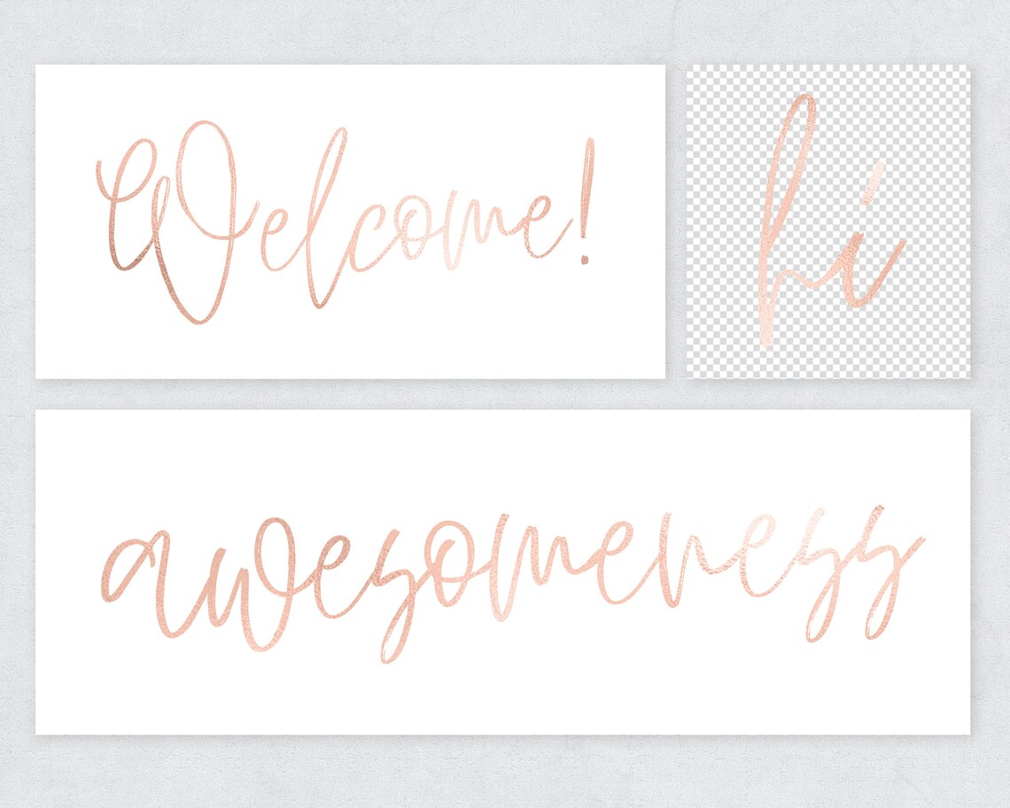 Custom Rose Gold Lettering / Custom Rose Gold Letters / Bespoke Gold ...