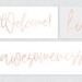 Custom Rose Gold Lettering / Custom Rose Gold Letters / Bespoke Gold ...