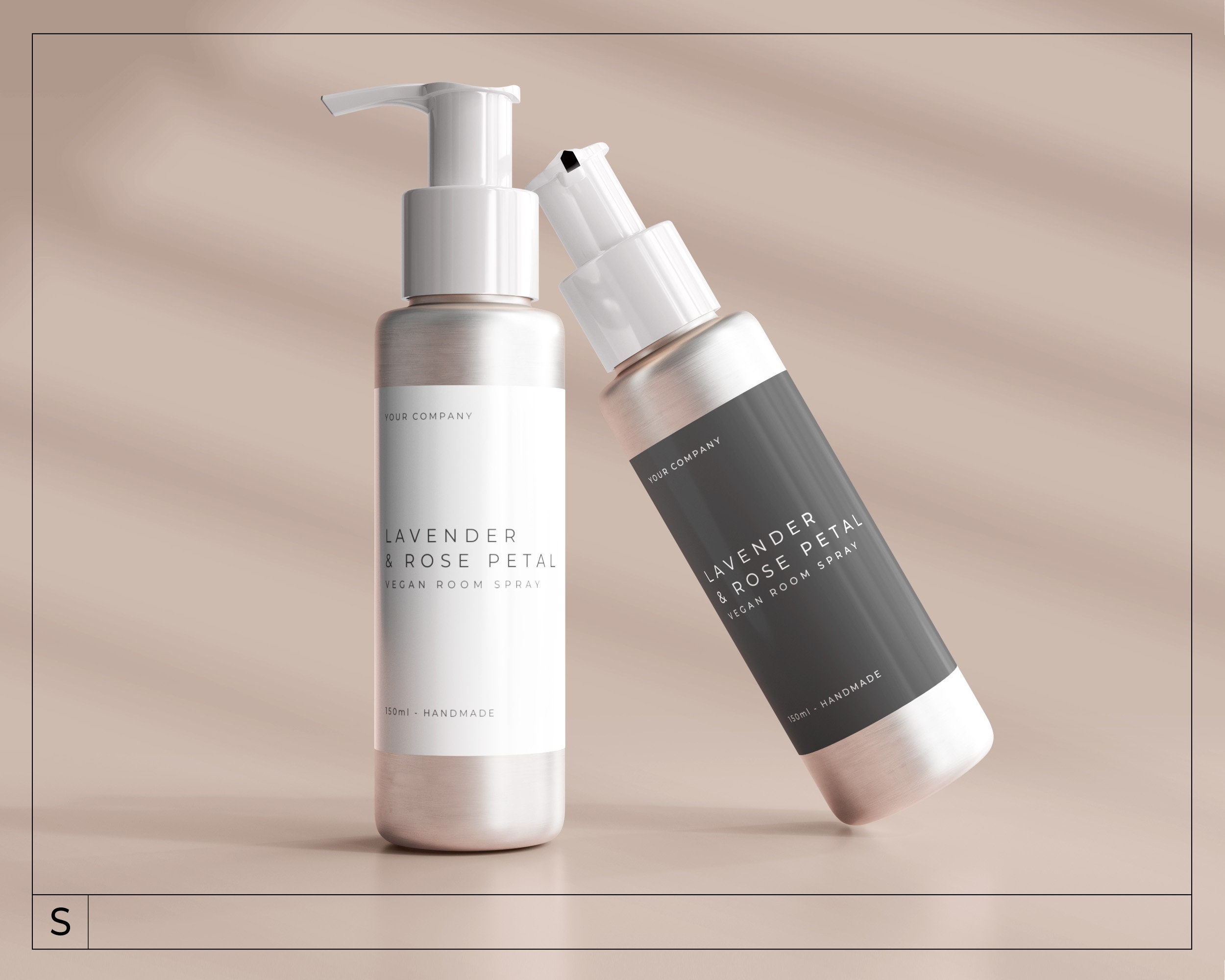 Minimalist Room Spray Bottle Label Template / Fragrance Label Template ...