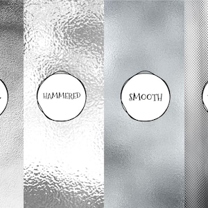 10 Silver Metallic Digital Paper Textures // Silver Foil Metal Texture ...