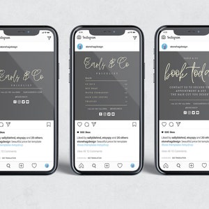 Price List Template for Instagram / Instagram Price List Template for ...