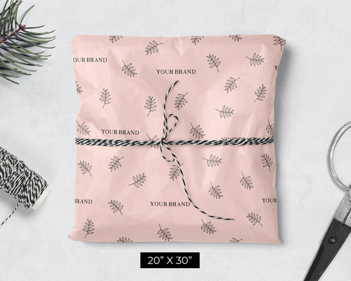 Editable Tissue Paper / Customisable Tissue Paper / Custom | Etsy