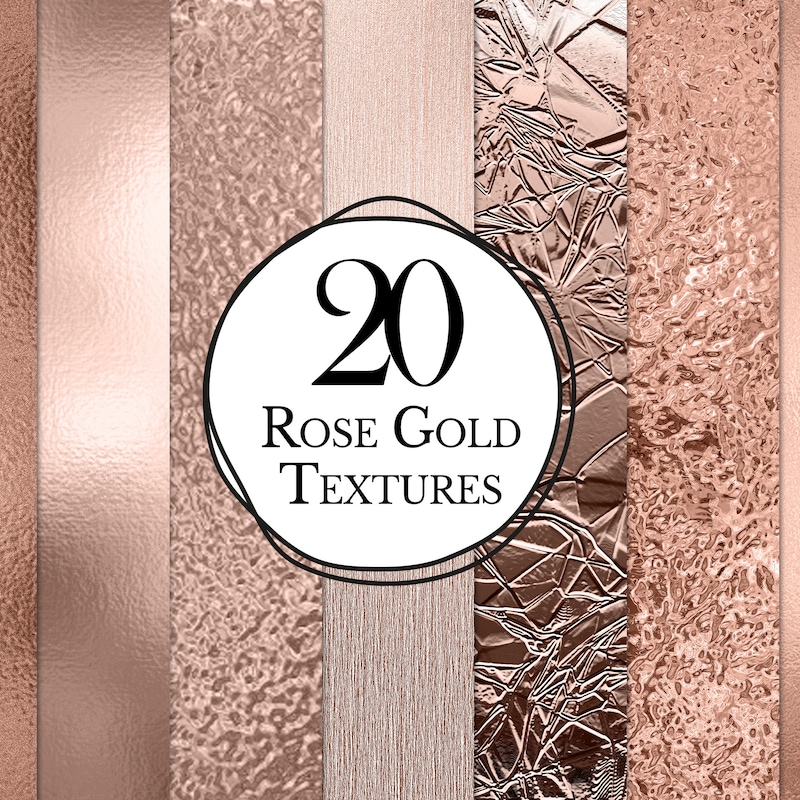 Rose Gold Metallic - Etsy