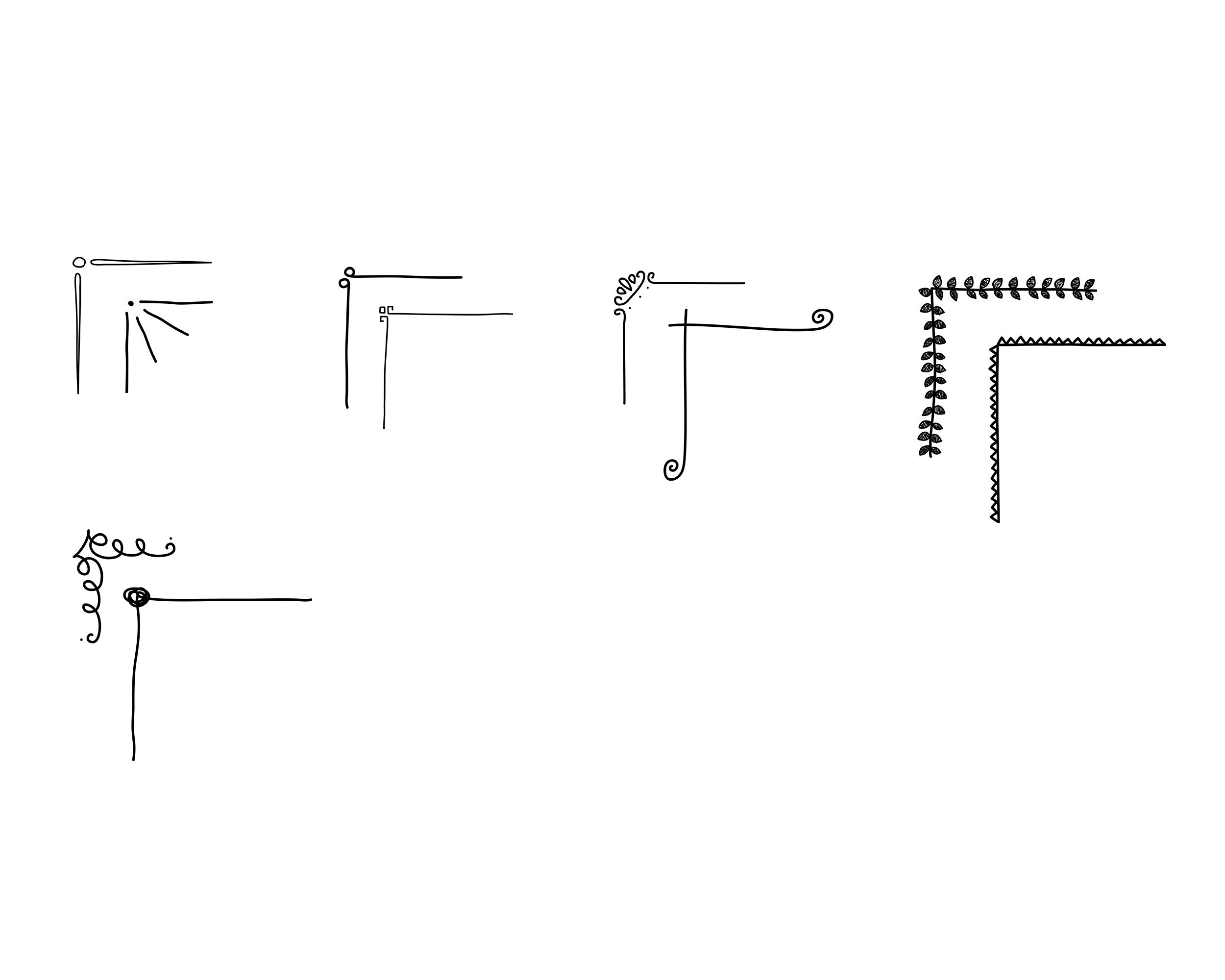 120 Hand Drawn Frames / Hand drawn Design Elements / Doodle | Etsy