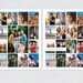 Editable Photo Collage Template / Printable Photo Grid / 8.5" X 11 ...