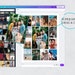 Editable Photo Collage Template / Printable Photo Grid / 8.5" X 11 ...