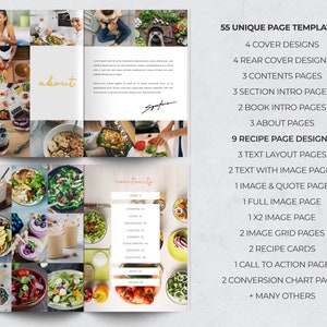 Modern Recipe E-book Template / Editable Keto Recipe Magazine Template ...