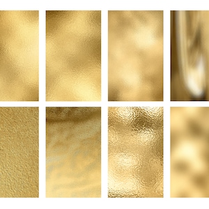 20 Gold Metallic Digital Paper Textures // Gold Foil Texture // Crinkle ...