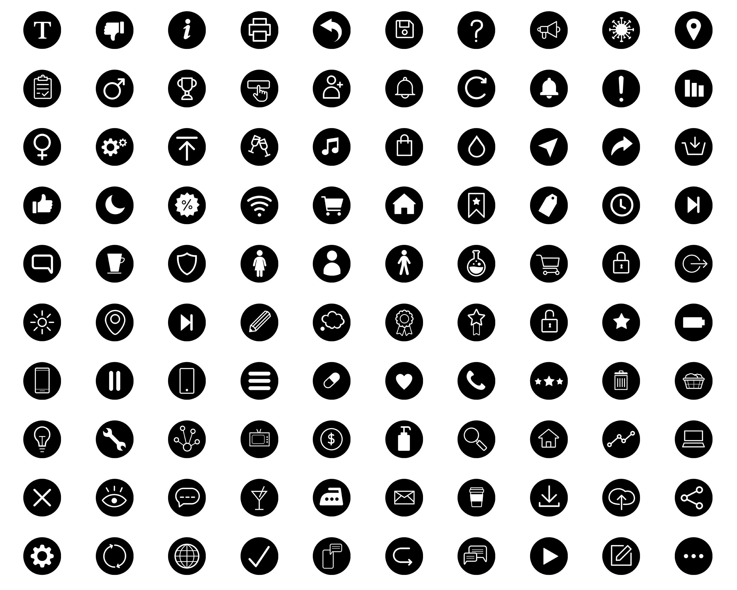 800 General Icons // Transparent PNG // Website Icons // Blog - Etsy