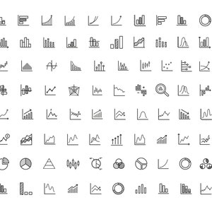 Graph Icon Pack / 300 Infographic Icons / Graphs & Data Icons / Graphs ...