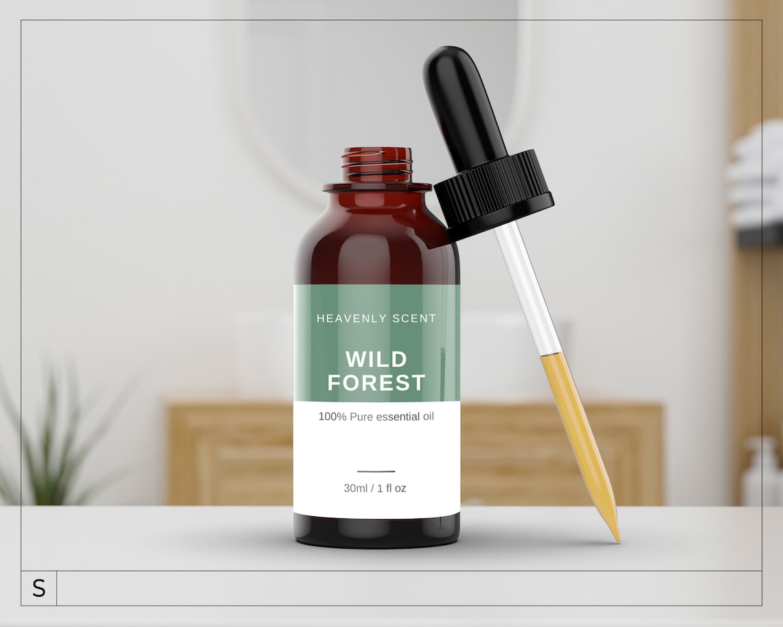 Modern Dropper Bottle Label Templates/ Editable Bottle Labels | Etsy