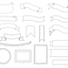 50 Hand Drawn Frames // Doodle Borders // Doodle Banners // Ribbons ...