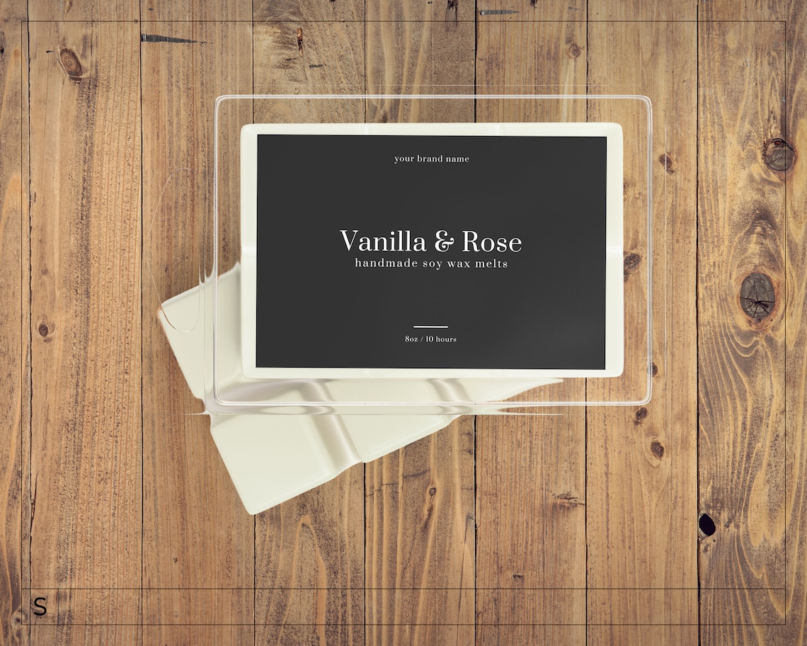 Wax Melts Label Template / Editable Wax Tart Labels / Elegant - Etsy