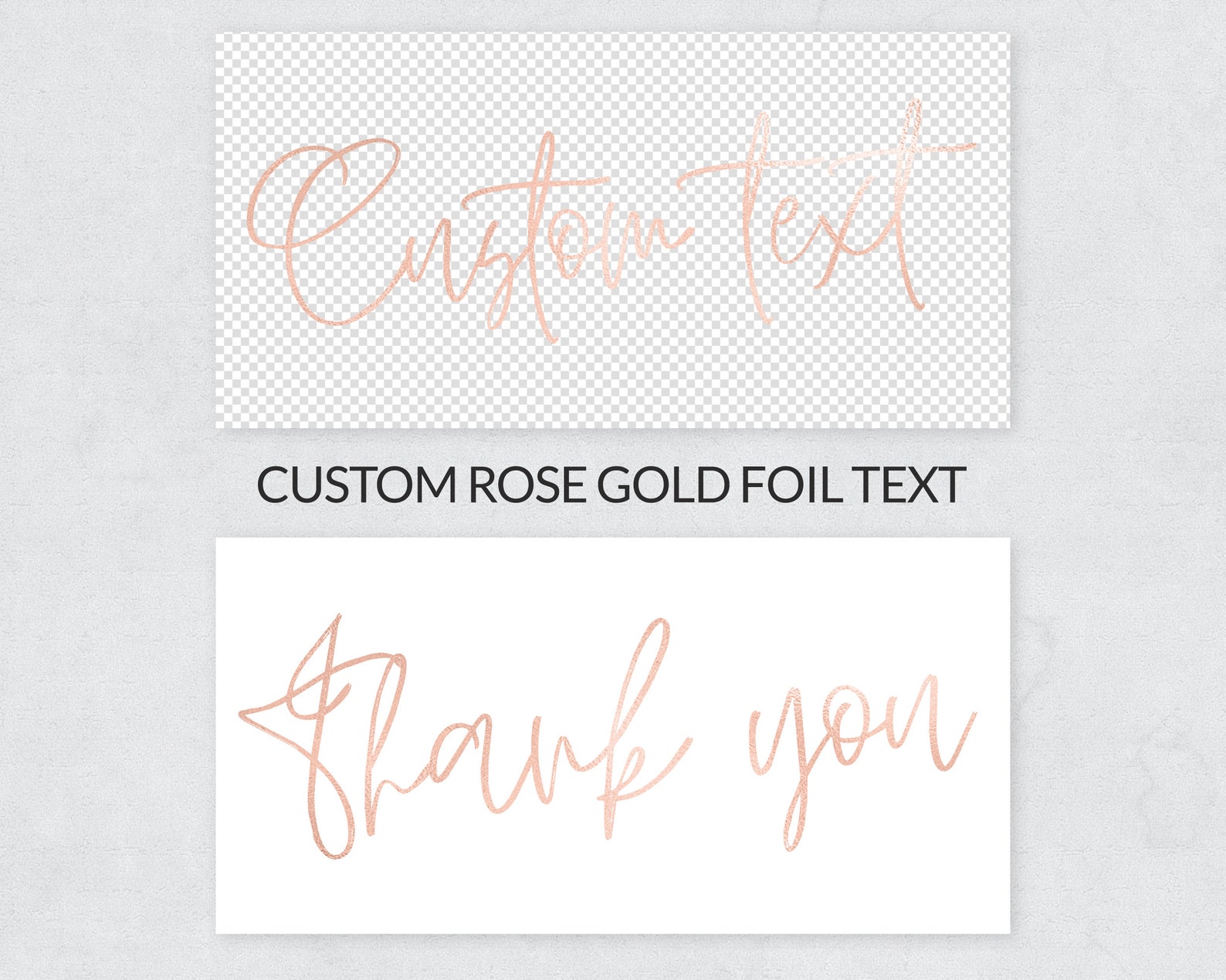 Custom Rose Gold Lettering / Custom Rose Gold Letters / | Etsy