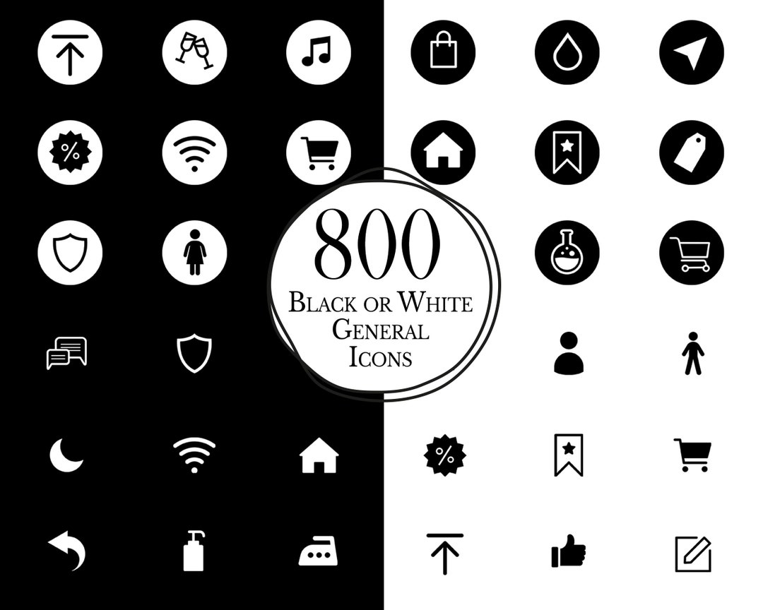 800 General Icons // Transparent PNG // Website Icons // Blog Icons ...