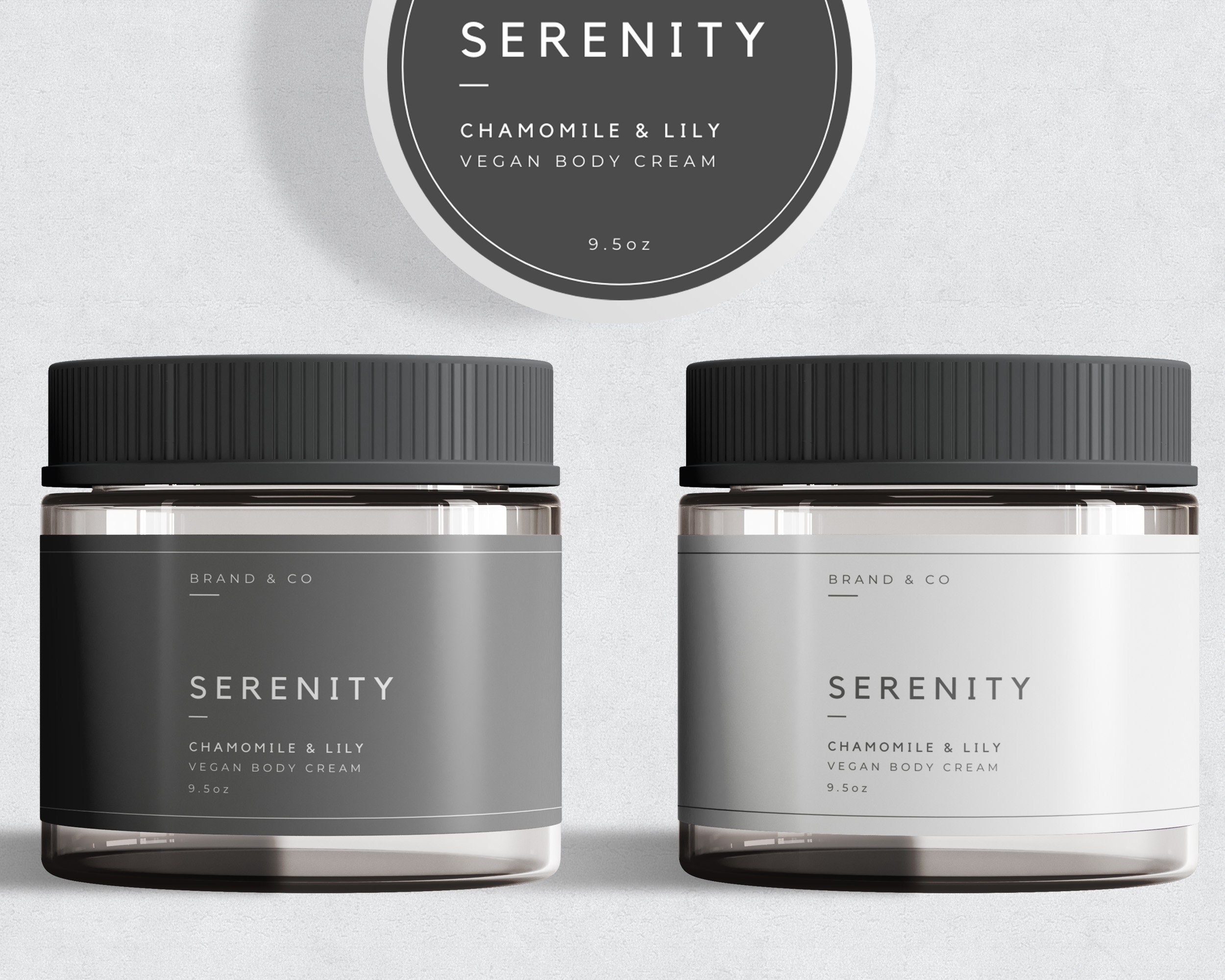 Minimalist Wrap Around Label Template / Editable Product Label - Etsy