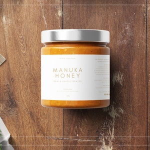 Gold Jar Label Template / Modern Label Template / Food Jar Label ...