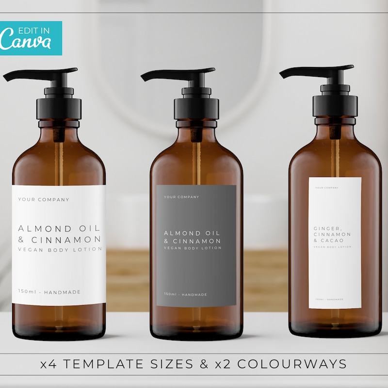 Soap Labels Template - Etsy