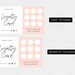 Pink Loyalty Card Template / Modern Rewards Card / Single Sided ...