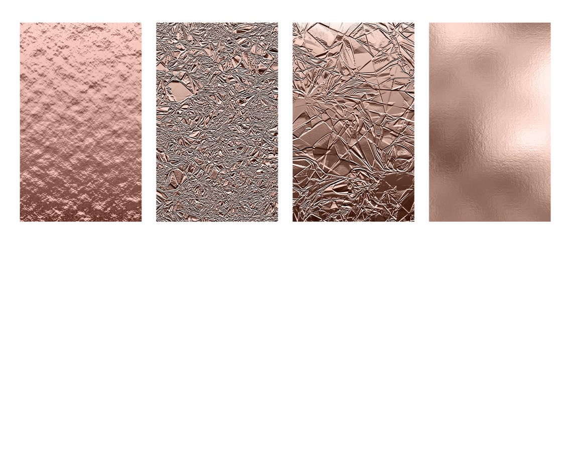 20 Rose Gold Metallic Digital Paper Textures // Rose Gold Foil | Etsy