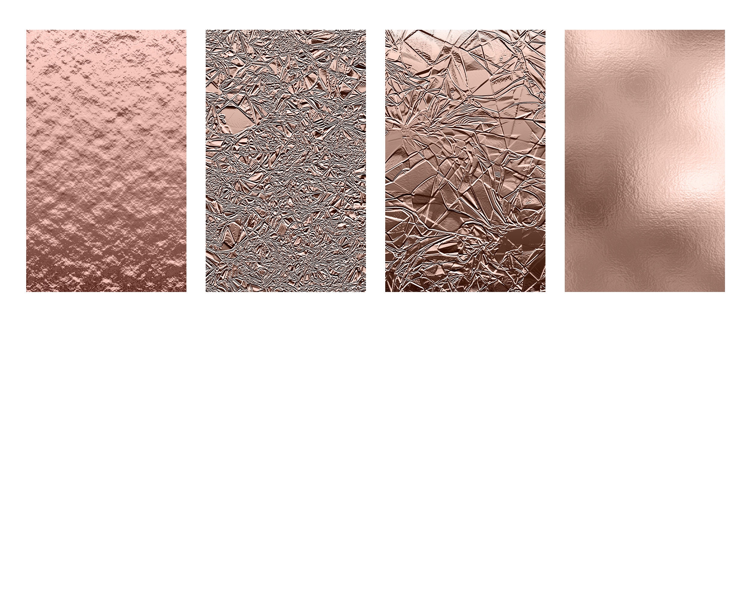 20 Rose Gold Metallic Digital Paper Textures // Rose Gold Foil Metal ...