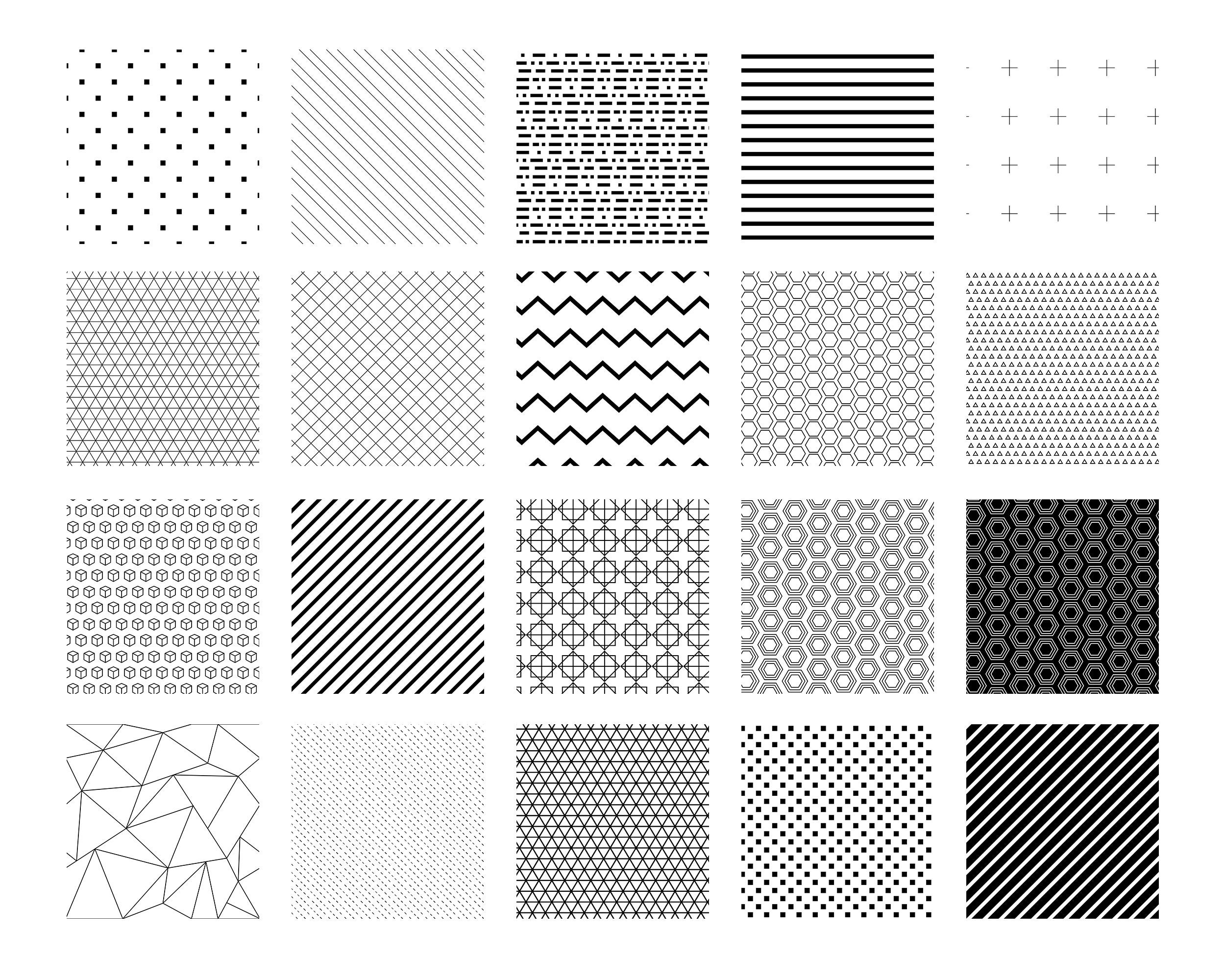 32 Geometric Seamless Patterns // Geometric Backgrounds // | Etsy