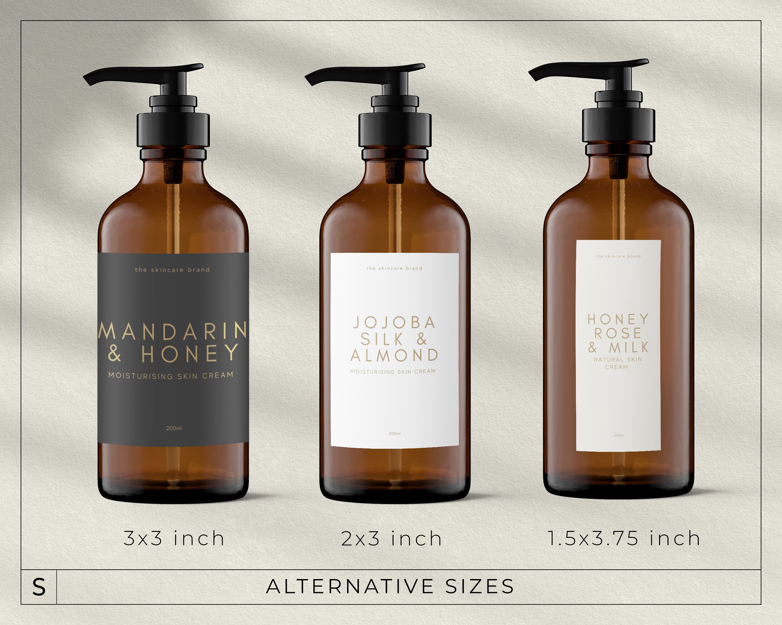 Editable Soap Bottle Label Template / Cosmetic Label Template - Etsy