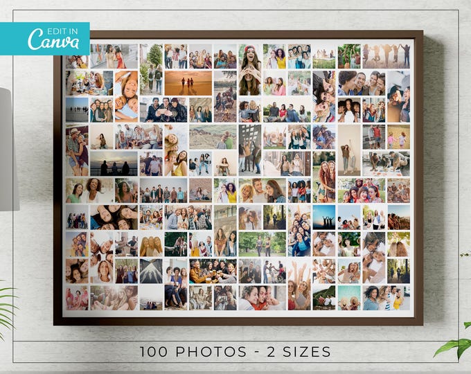 Custom Photo Collage , A Unique Collage With Your Photos, Gift for ...