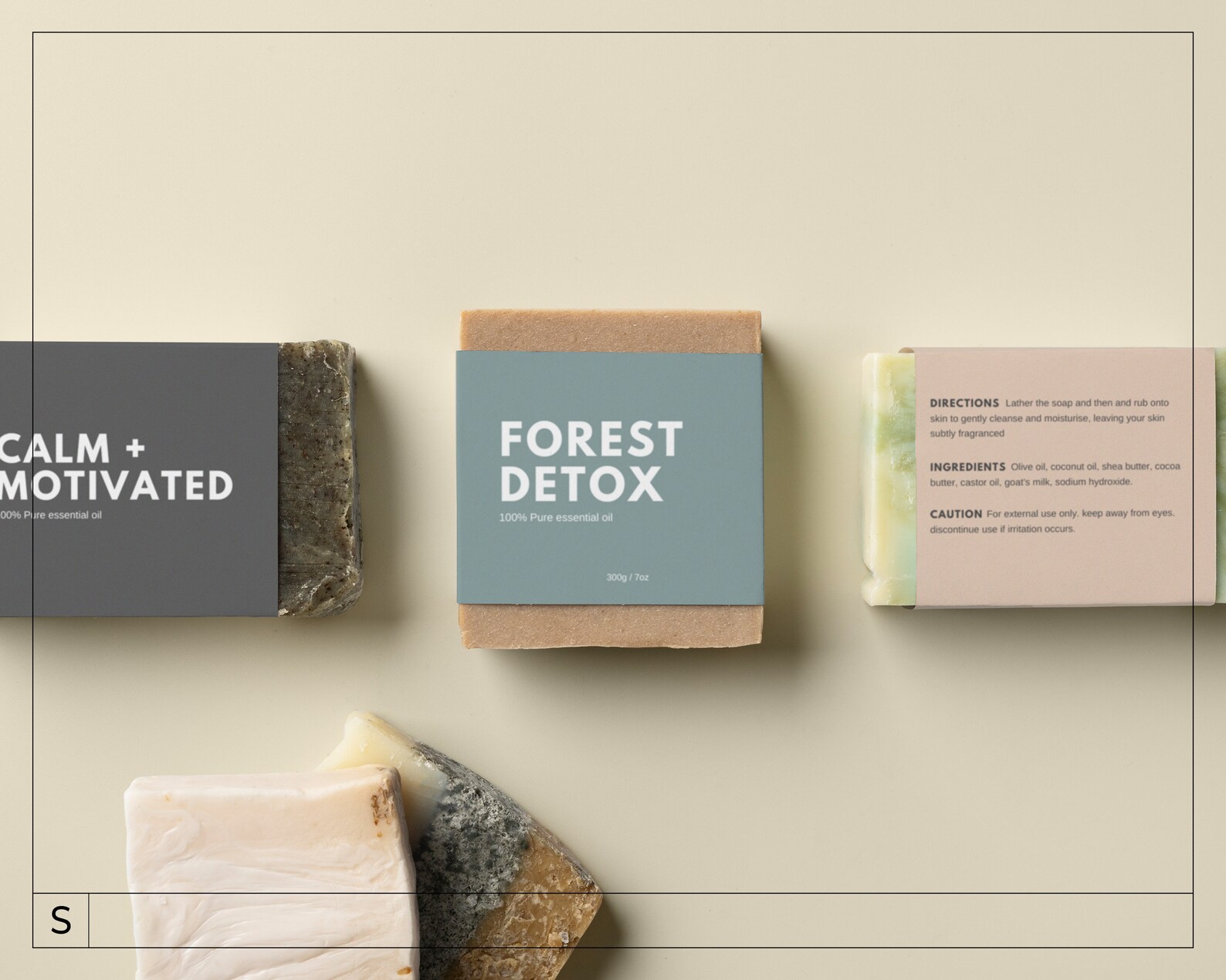 Big & Bold Soap Label Template / Editable Soap Wrap Around - Etsy