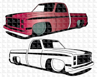 Bagged Truck Svg - Etsy