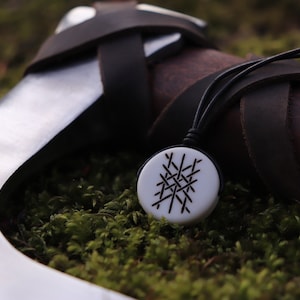 Web of Wyrd Bone Necklace Norse Matrix Fate Amulet Skulds Net Web of ...