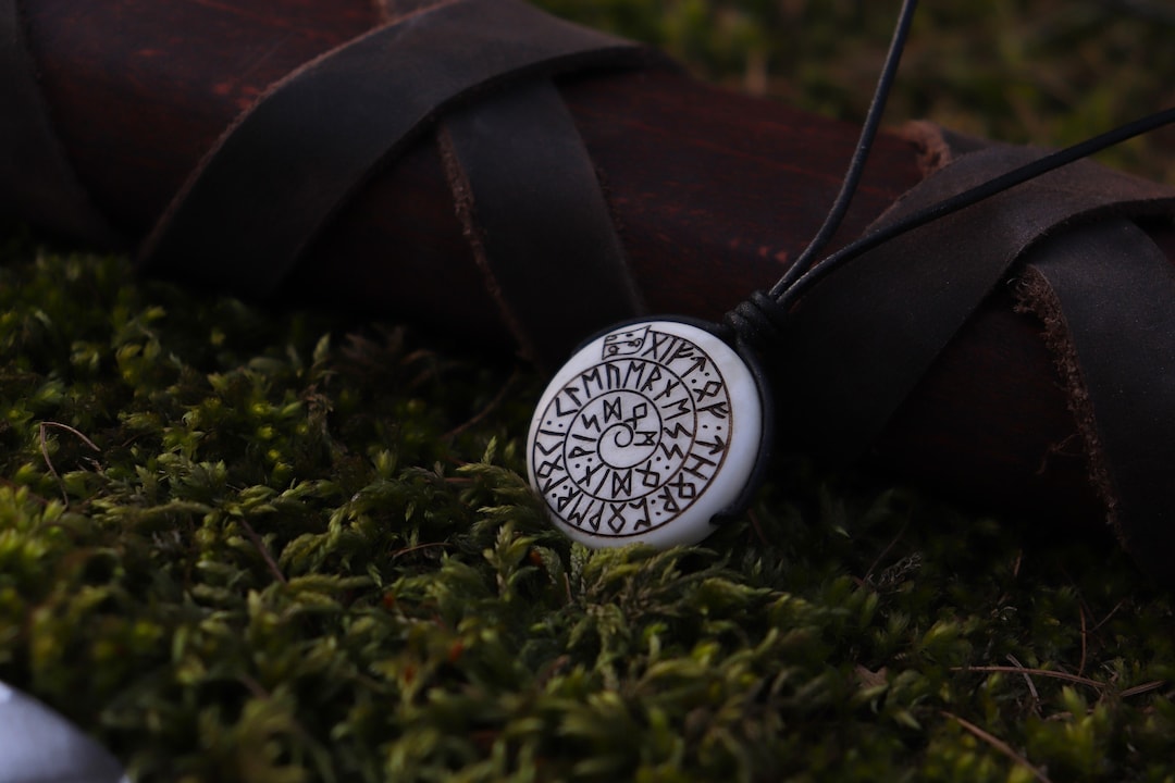 Jormungandr Rune Necklace World Serpent Rune Pendant Jörmungandr ...