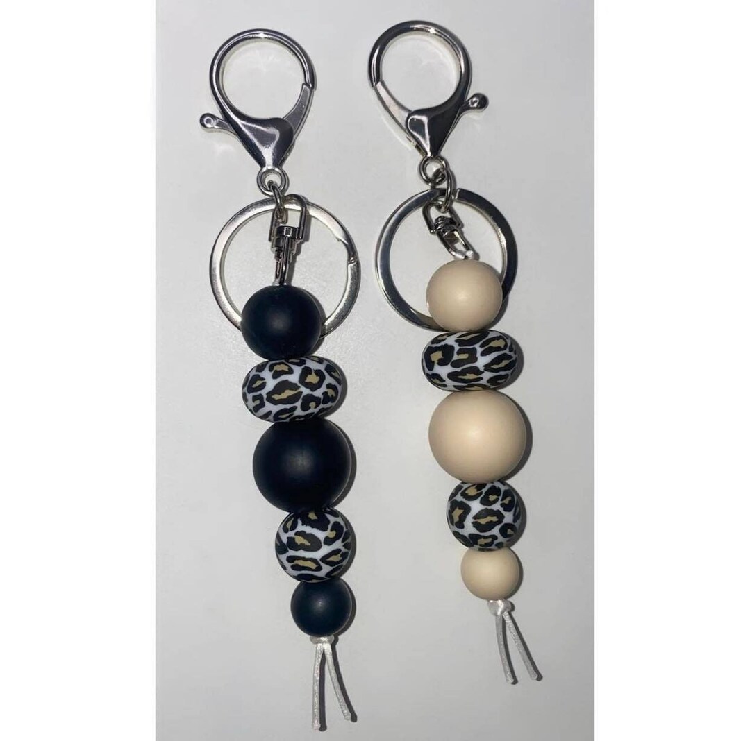 Keychain, Silicone Keychain, Leopard Keychain - Etsy