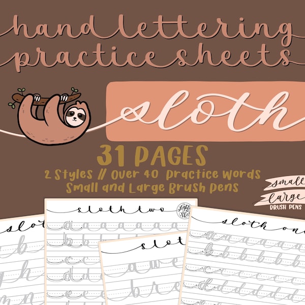 Practice Lettering - Etsy