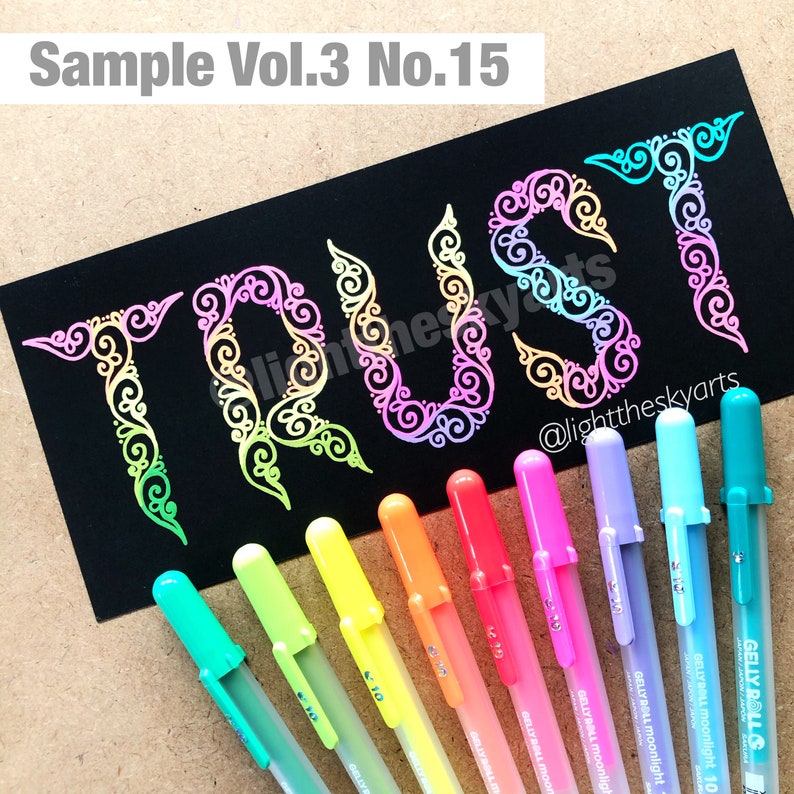 Creative Lettering Workbook Vol.3 by lighttheskyarts DIGITAL | Etsy