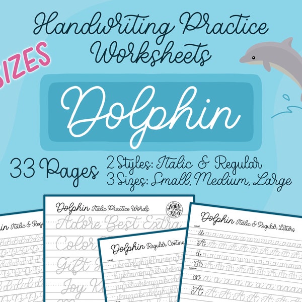 Handwriting Practice - Etsy